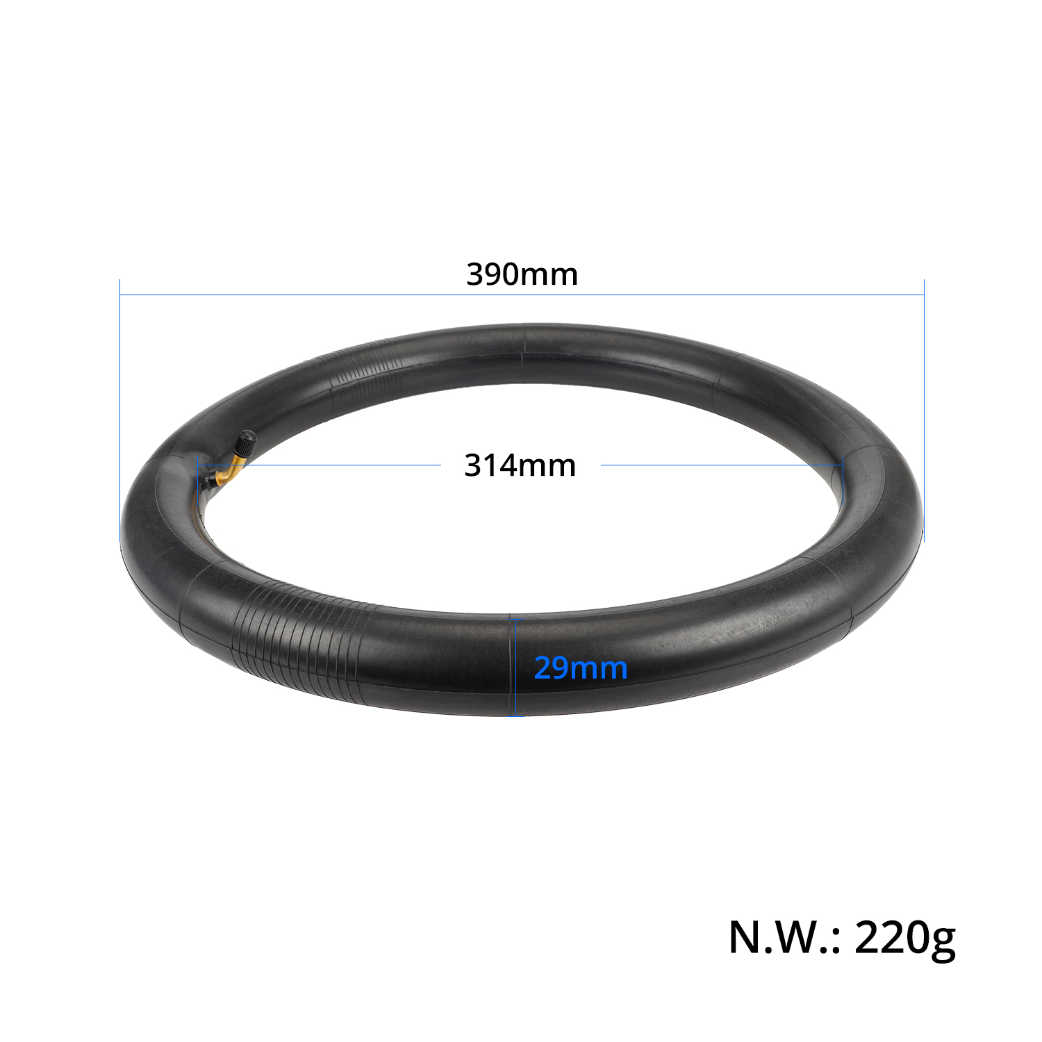 16 Inch 16×2.125 Replacement Butyl Inner Tube – ULIP