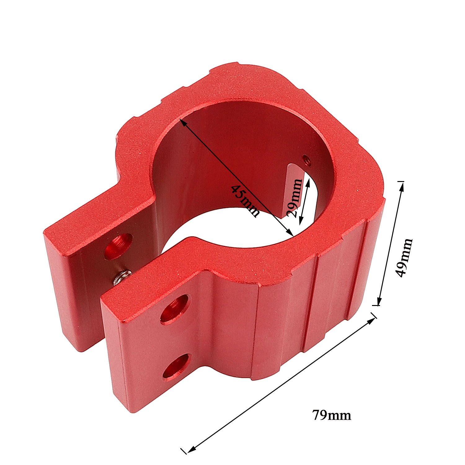 Red Folding Clamp for Zero 8X 10X 11X SPeedual Dualtron DT3 – ULIP
