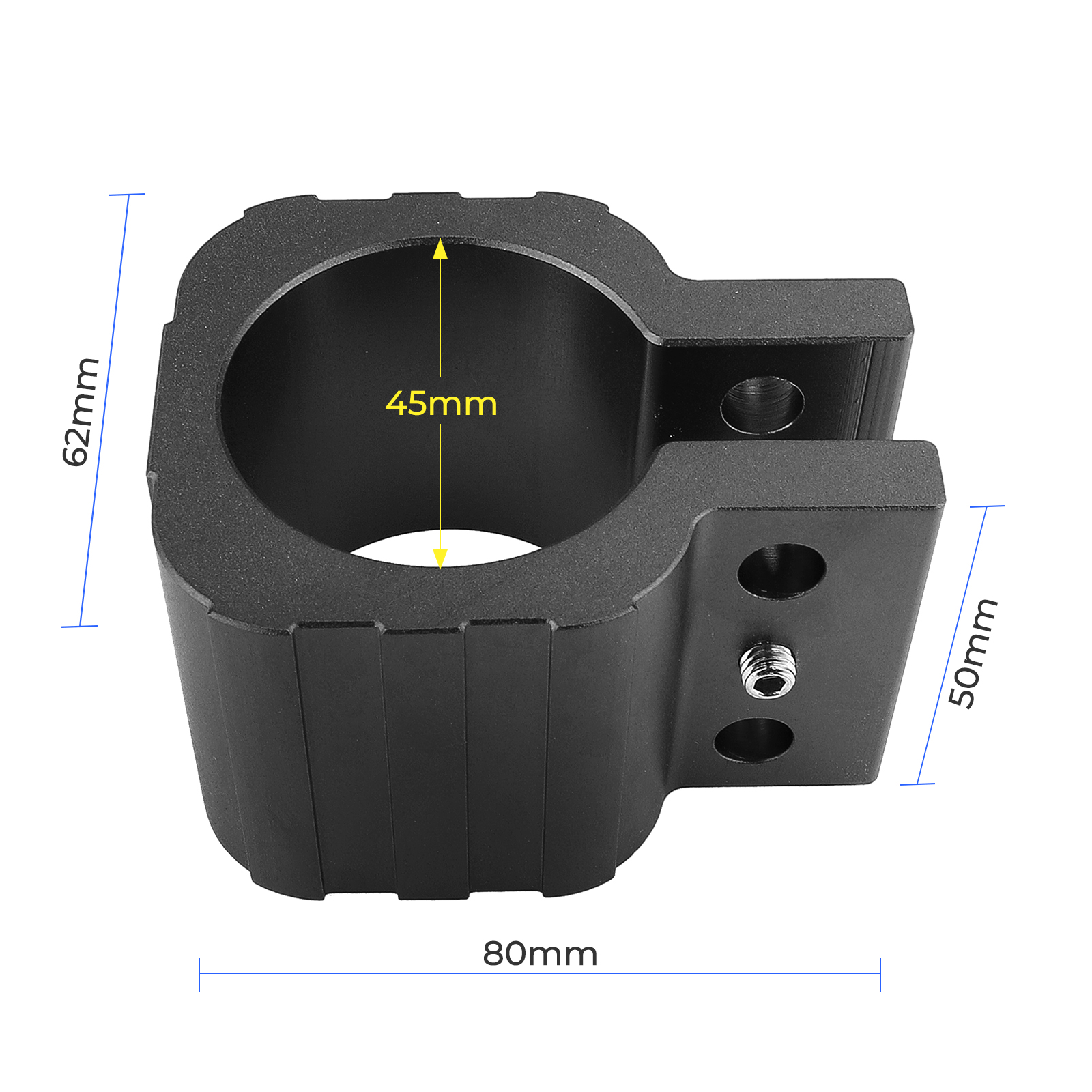 Black Folding Clamp for Zero 8X 10X 11X SPeedual Dualtron DT3 – ULIP