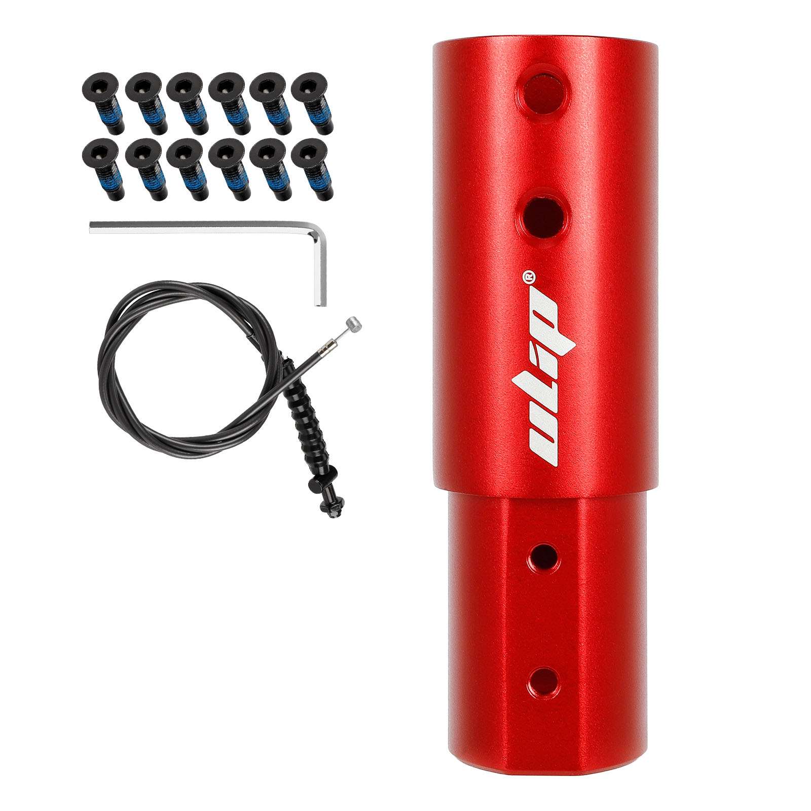 red Ulip Extension rod with cable of Pole for Max G30 series scooters ...