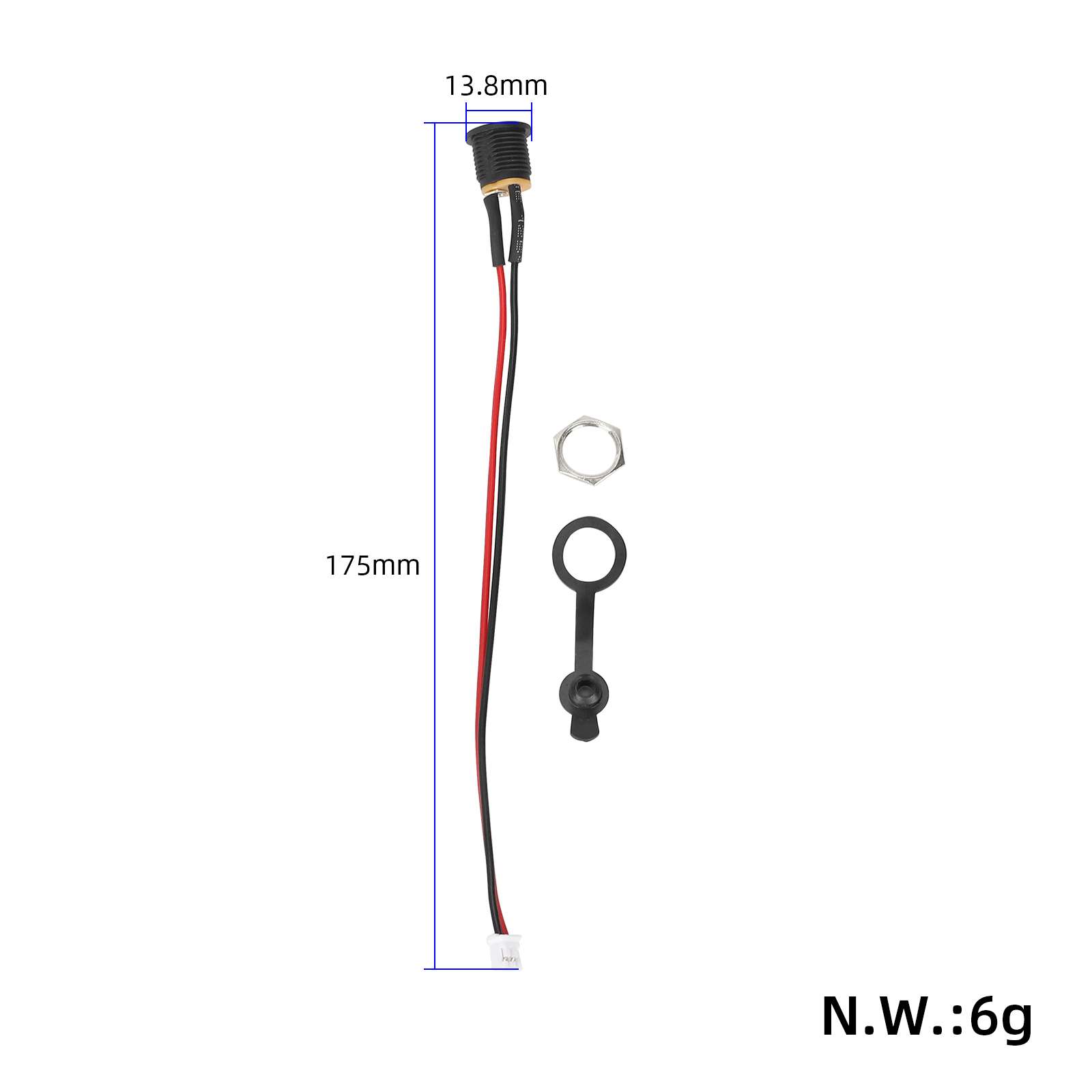 DC charging cable with 2 pin connector – ULIP