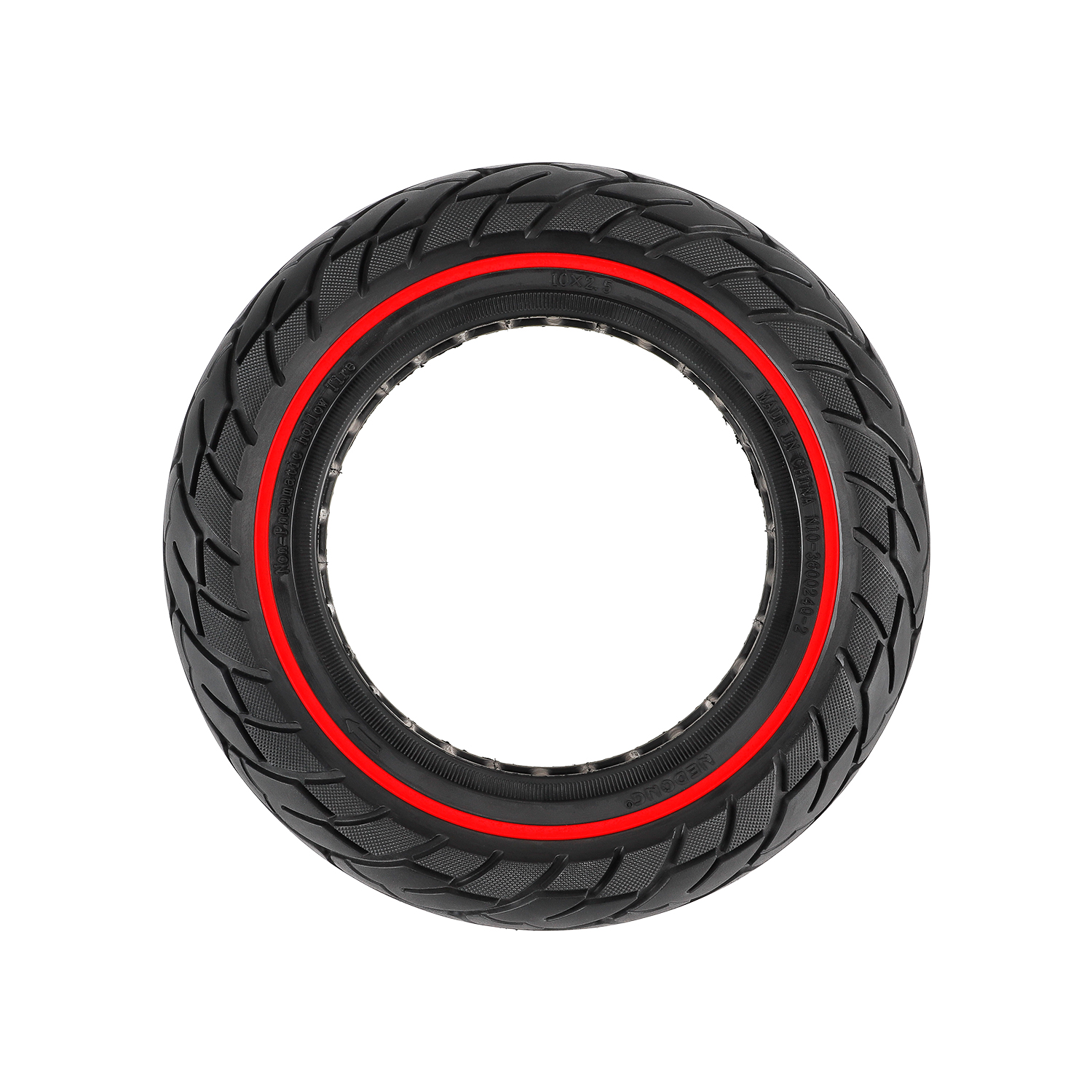 10*2.5 solid tire with red circle – ULIP