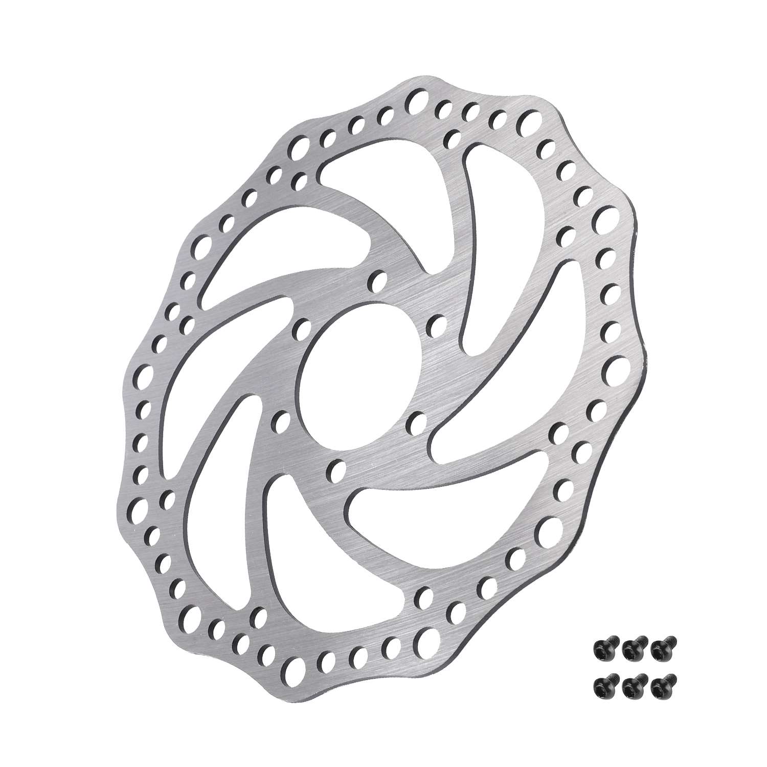 160mm 6-hole circular disc brake disc (Dualtron available) (with screws ...