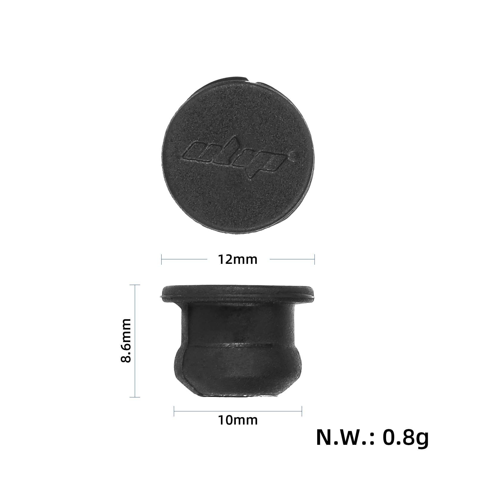 Black air hole plug for Rear Wheel of Xiaomi M365/1S/Pro/Pro2/3/4Pro ...