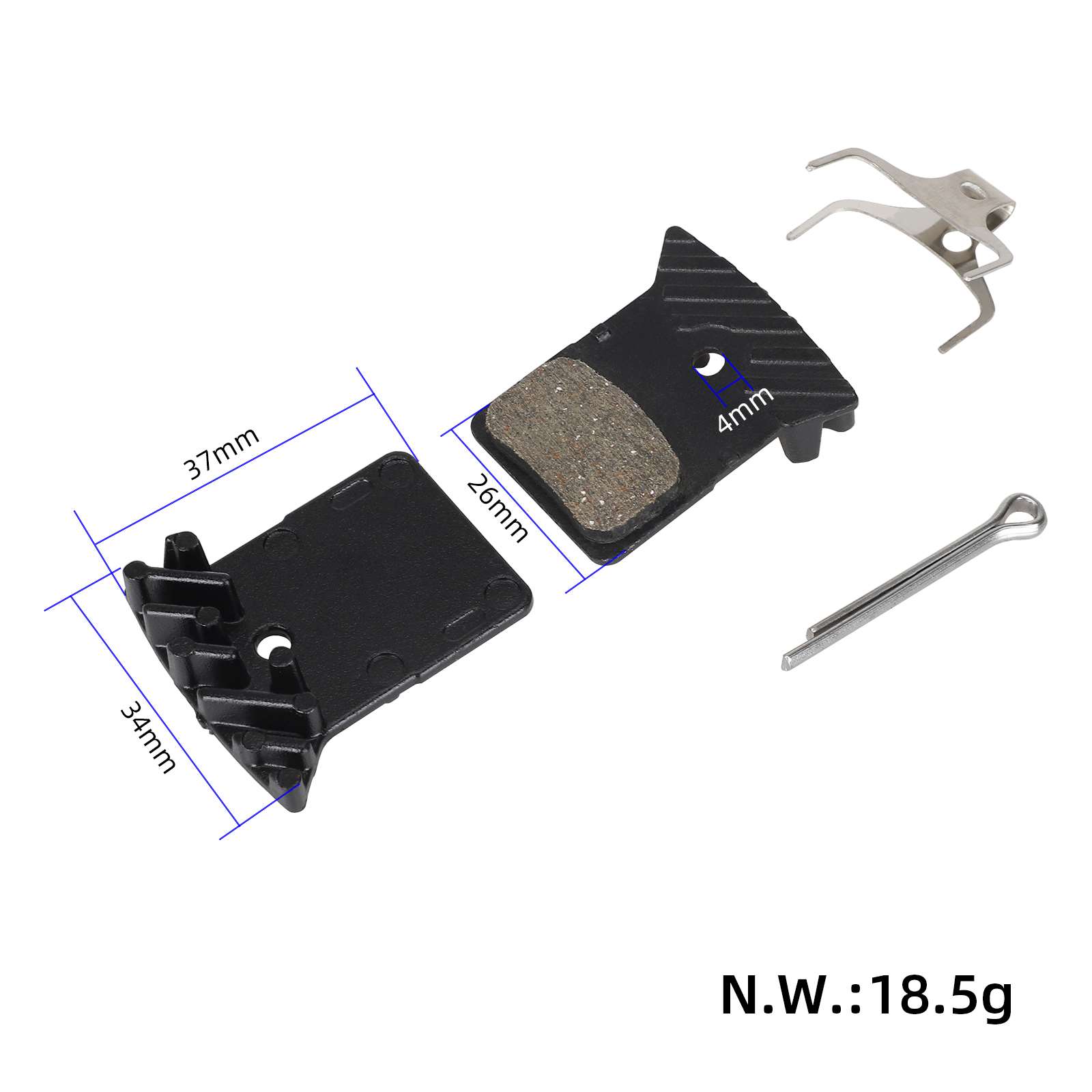 Ceramic disc brake pad as same size of SHIMANO DEORE XT and MTB Bike – ULIP