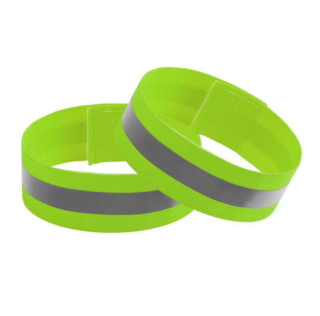 Fluorescent green 4*1.5cm shaggy reflective hand and foot wristbands – ULIP