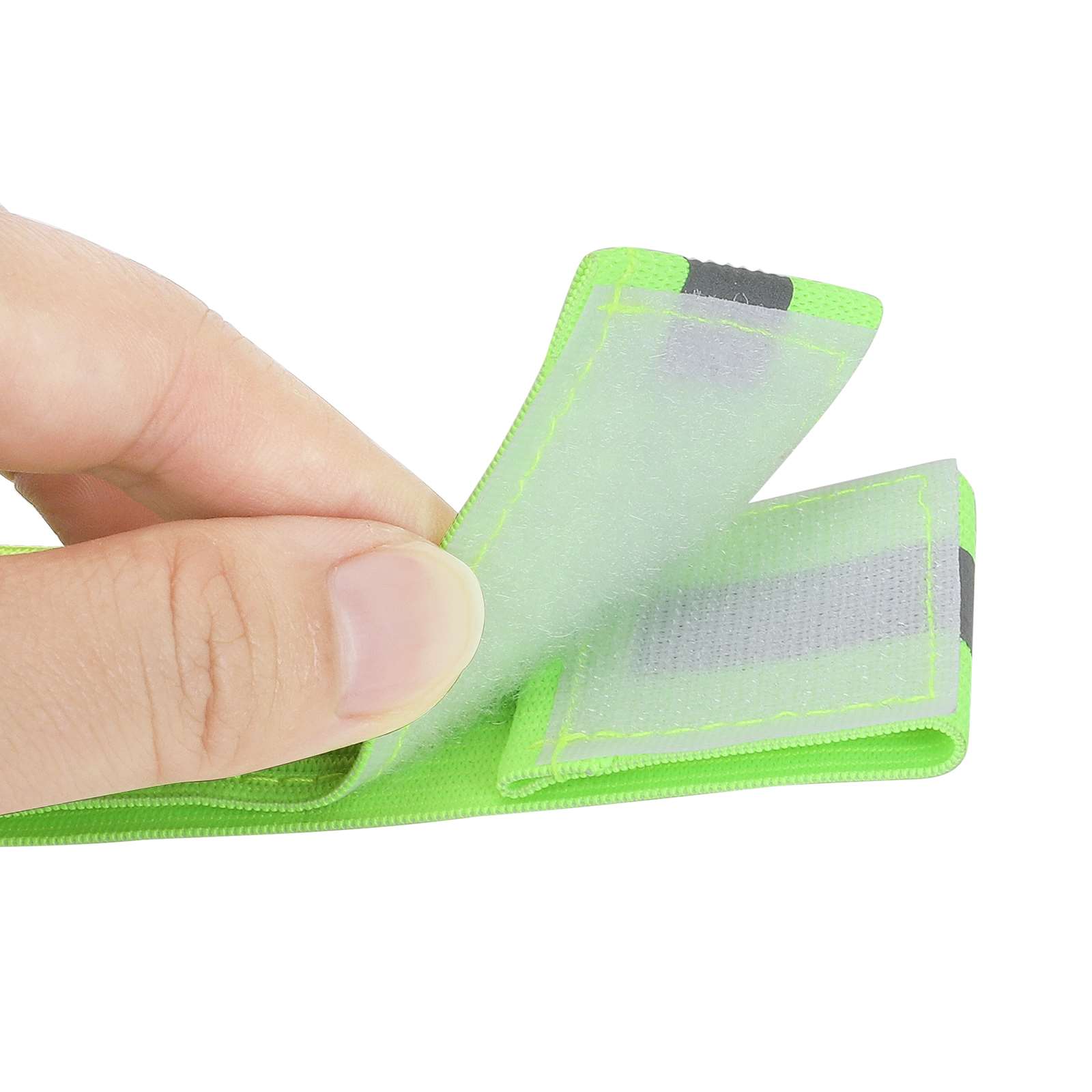 Fluorescent green 4*1.5cm shaggy reflective hand and foot wristbands – ULIP