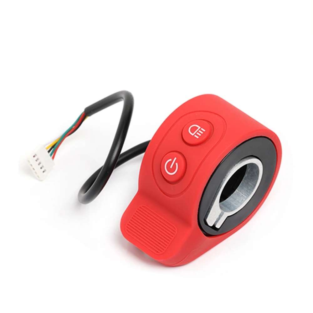 Red power throttle with light switch for HX X6X7X8 scooters – ULIP